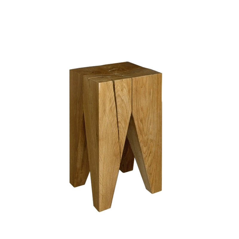 Stool ST04 BACKENZAHN STOOL Oak E15 | SILVERA