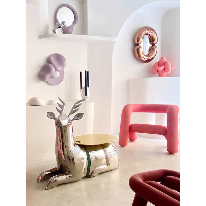 Fauteuil EXTRA BOLD Bleu MOUSTACHE | SILVERA