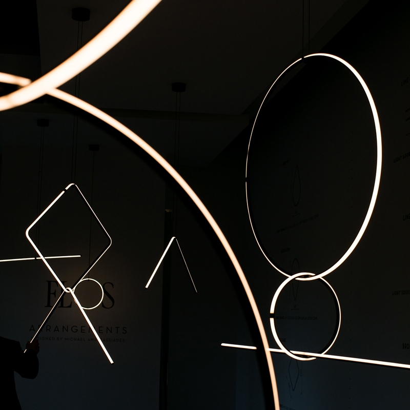 Suspension ARRANGEMENTS Composition 2 Noir mat FLOS | SILVERA