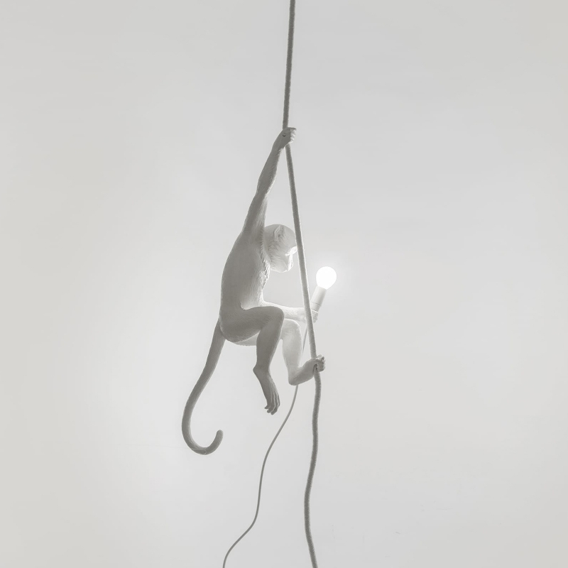 Pendant Light MONKEY Ceiling White SELETTI | SILVERA