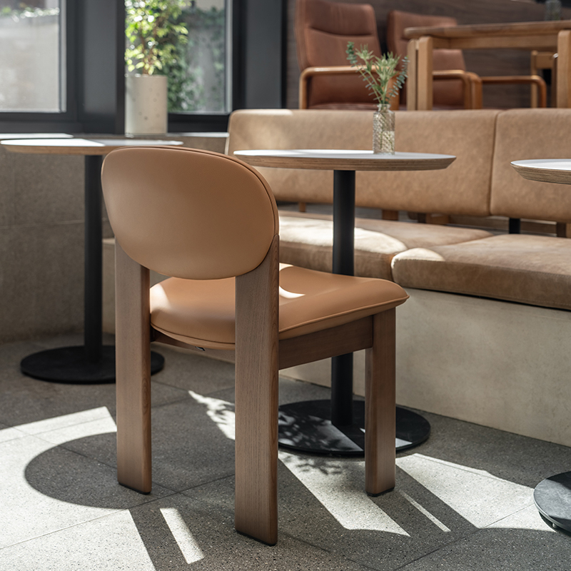 Dining Chair ARCHIPEN Leather Biscotto NOOM HOME | SILVERA