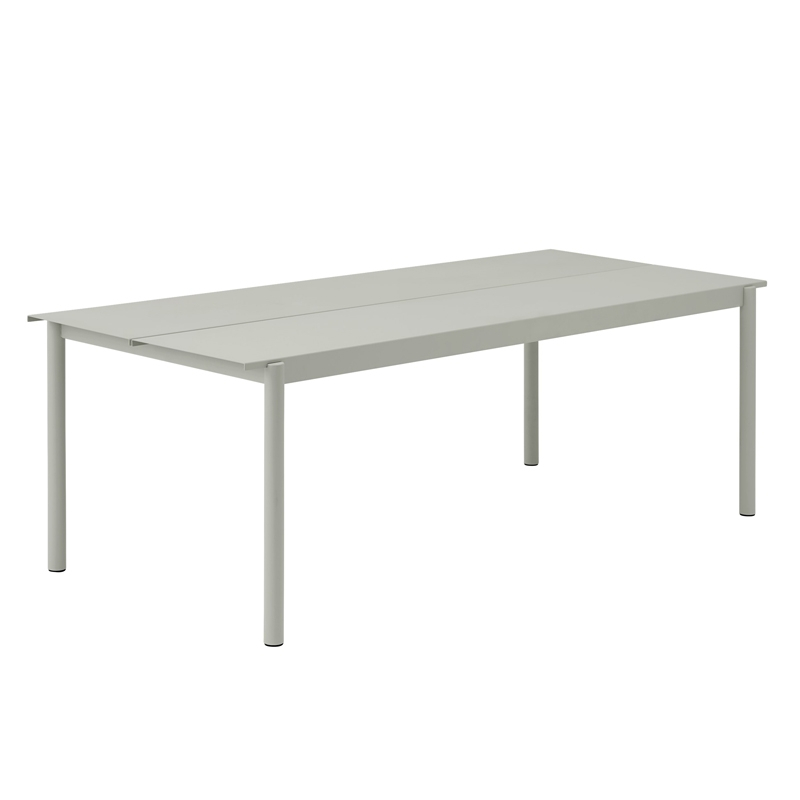Outdoor Table LINEAR STEEL Gris MUUTO | SILVERA