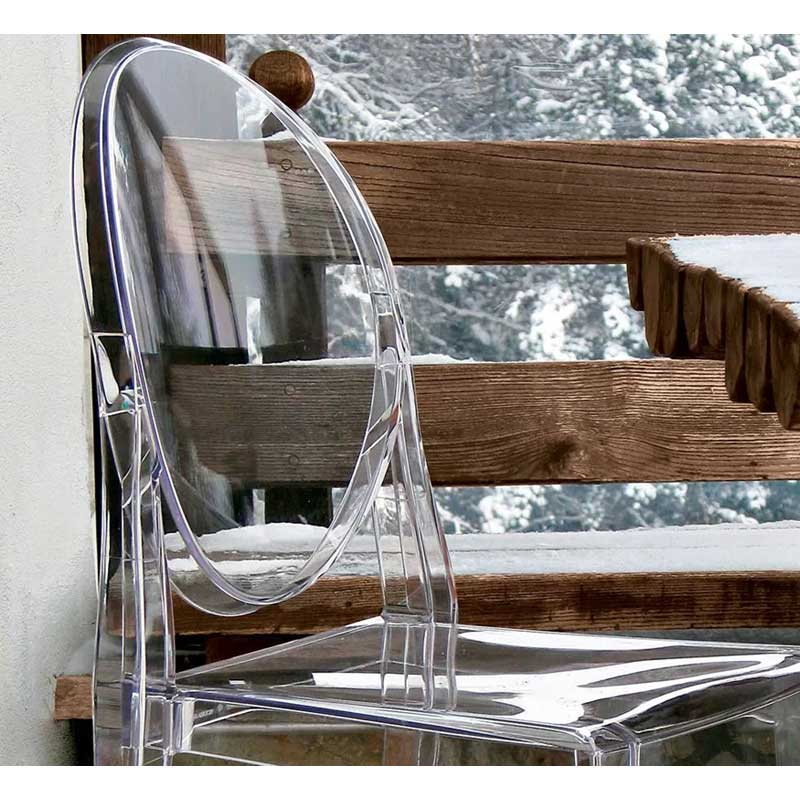 Dining Chair VICTORIA GHOST Crystal KARTELL | SILVERA