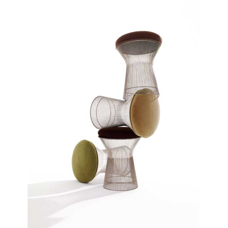 Stool PLATNER STOOL Graphite KNOLL | SILVERA